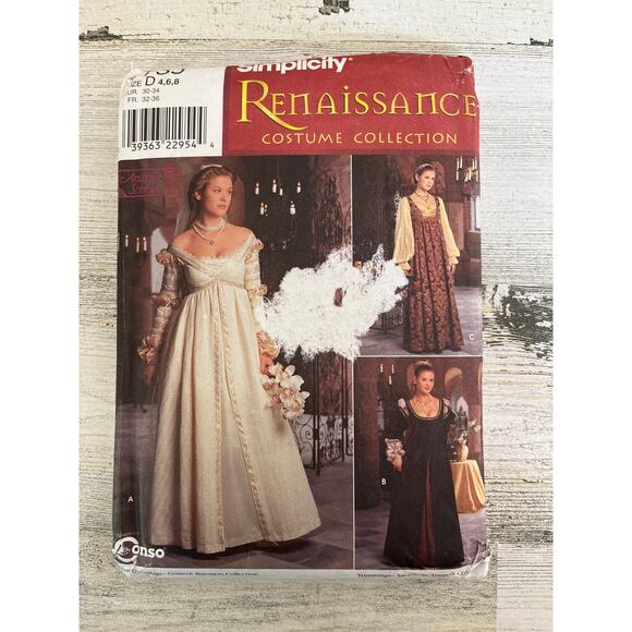 Simplicity | Office | Simplicity Sewing Pattern 8735 Renaissance ...